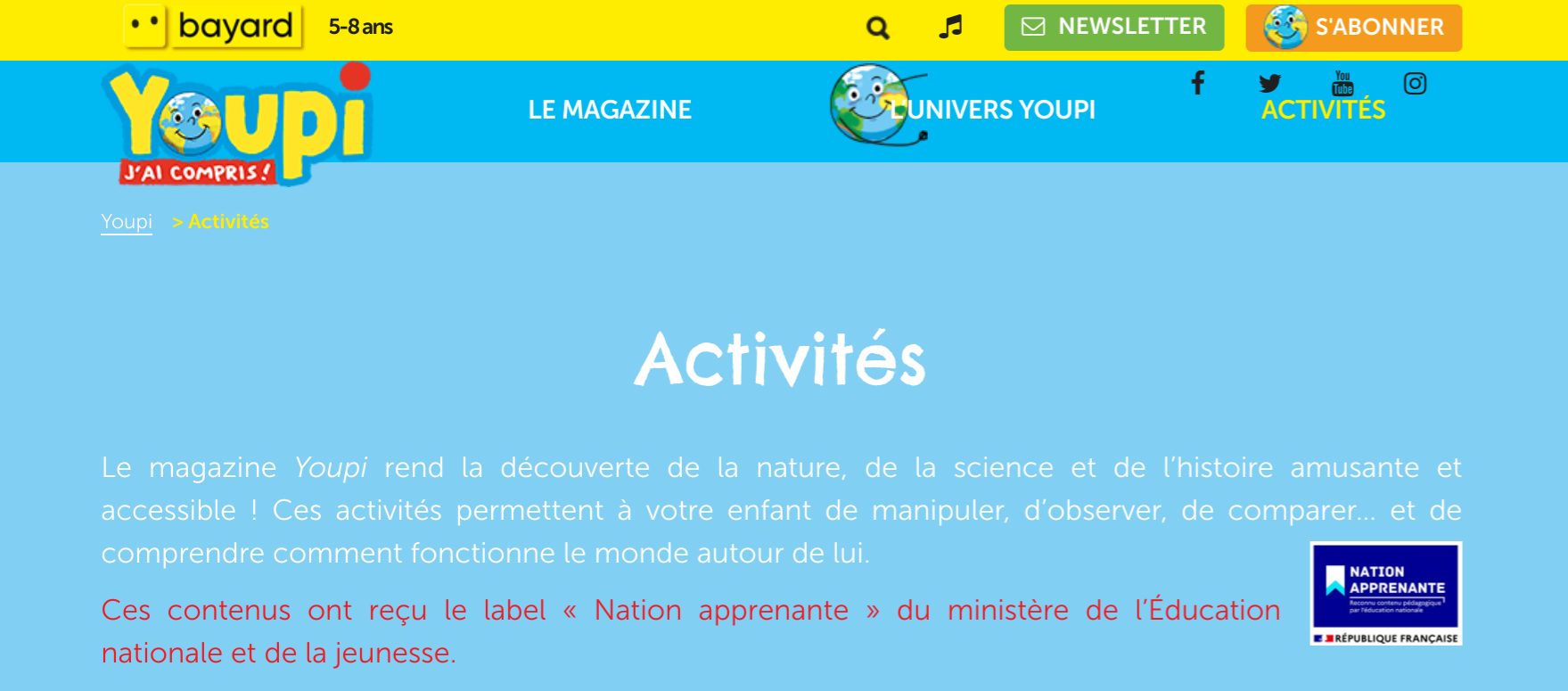 Youpi magazine - Arre